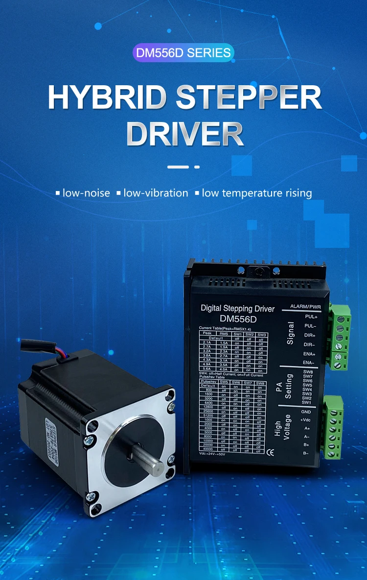 Dm556d Nema 34 Stepper Motor Driver - Buy Stepper Moter Driver,Nema 34 ...