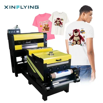 Xinflying 40cm A2 Dtf Printer Printing Machine For T Shirt With Xp600 I3200 Print Heads With ...
