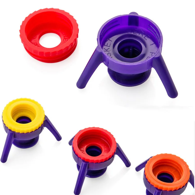 6Pcs Shampoo Leakproof Bottle Cap Cover Multifunction DIY Bathroom ...