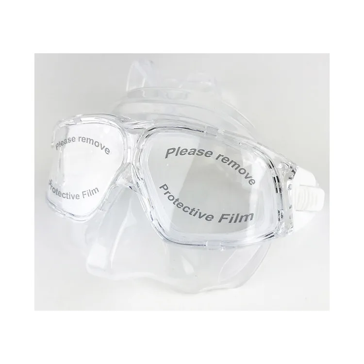 High Quality White Silicone Swimming Diving Goggles Scuba Snorkel Mask ...