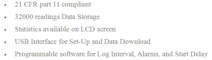 Tempu08 Disposable Temperature Data Logger Recorder Cold Chain Pdf Usb ...