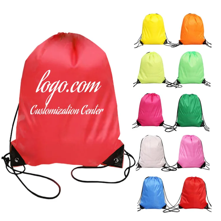 Eco-friendly Nylon Draw String Bag - Custom Logo & Waterproof