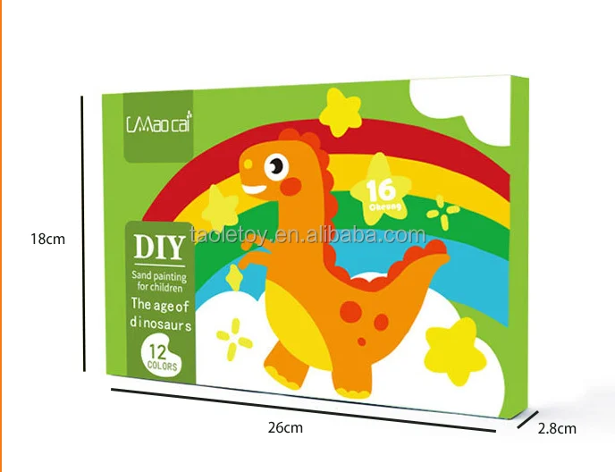 DIY Sand Drawing Kids Handicrafts Sand Art Pictures Drawing Set Toys ...