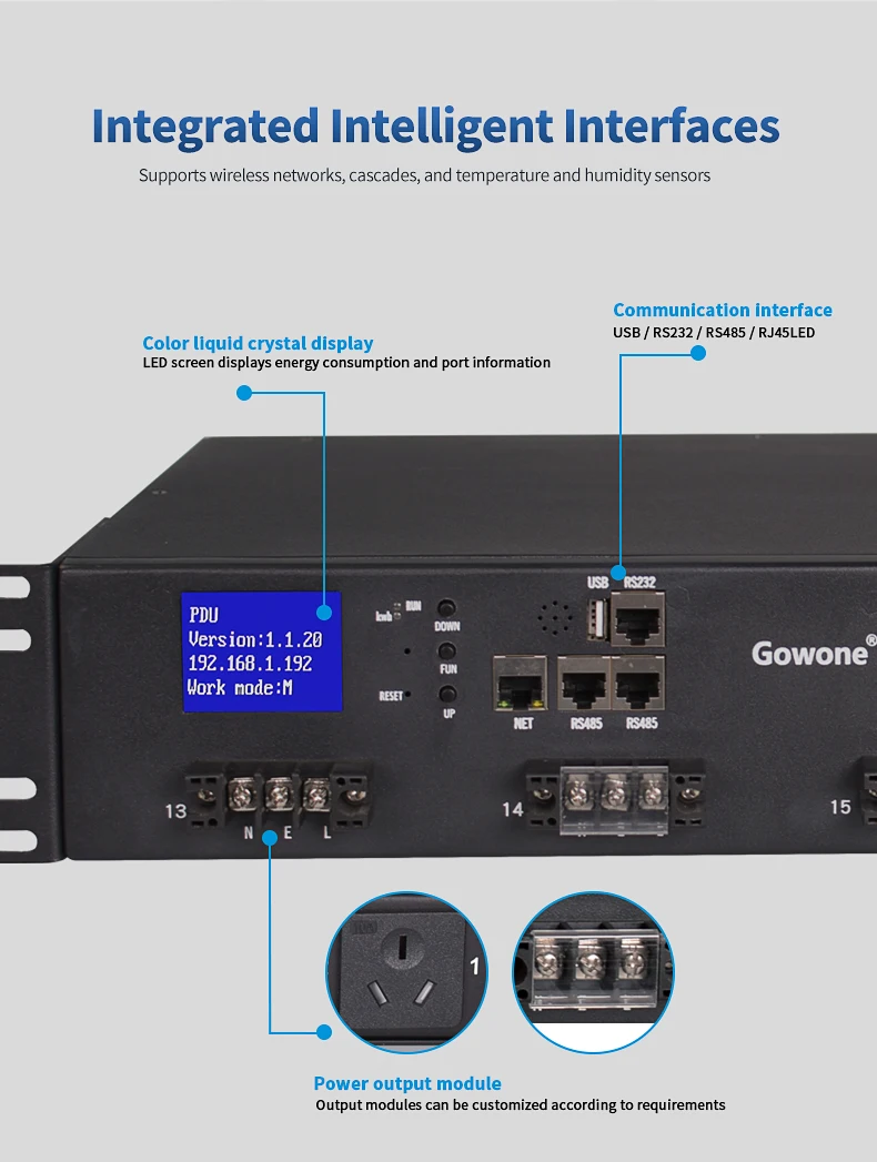 Gowone V40h Smart Switch Equipement Remote Control Power Distribution ...