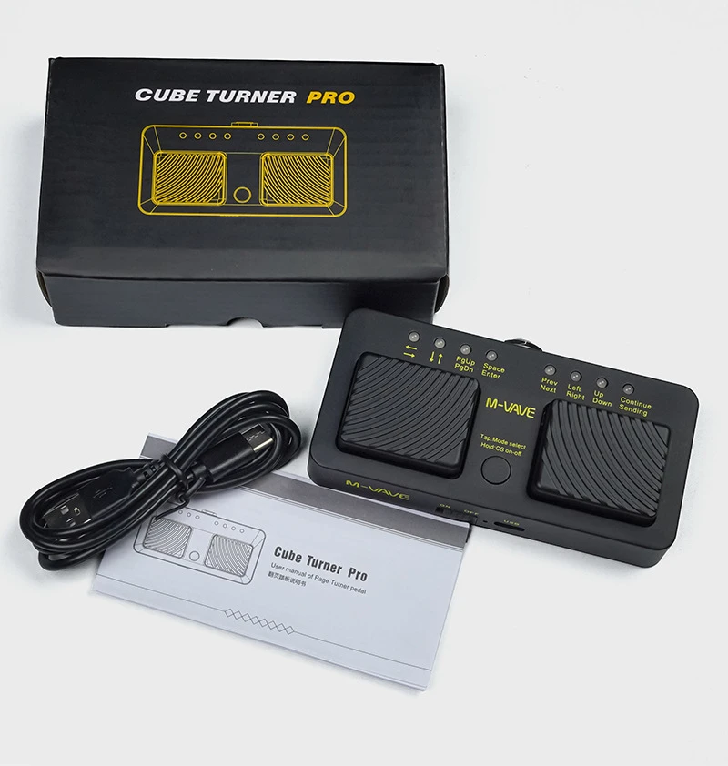 M-VAVE CUBE TURNER PRO - Smart Wireless MIDI Control Pedal