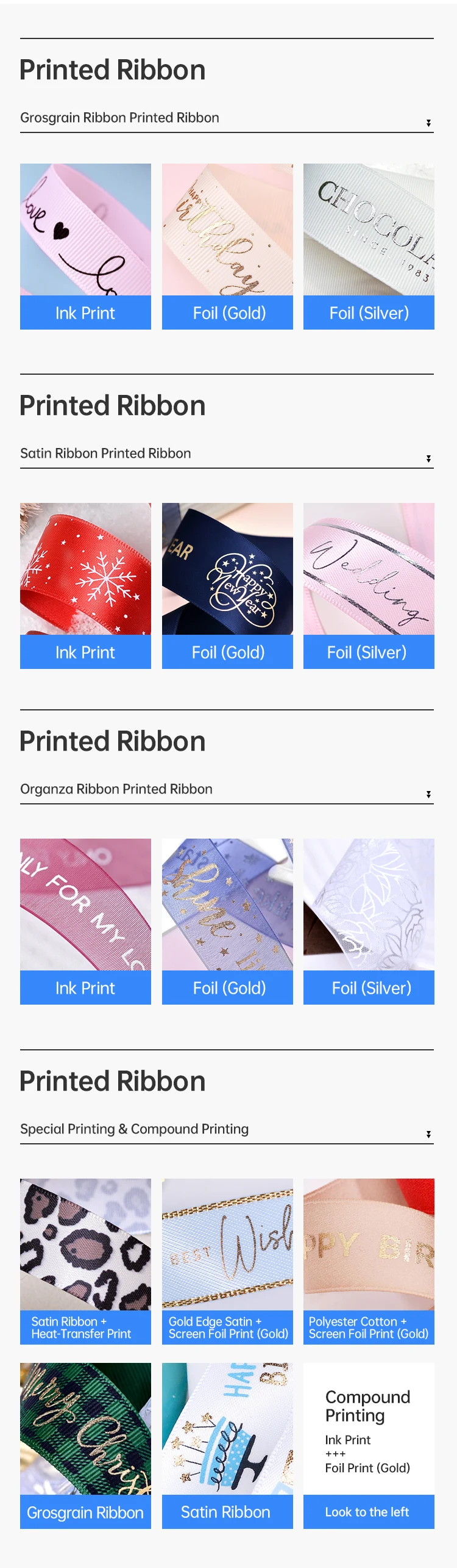 Ribest Blue And White Custom Polyester Woven Stripe Ribbon For Gift ...