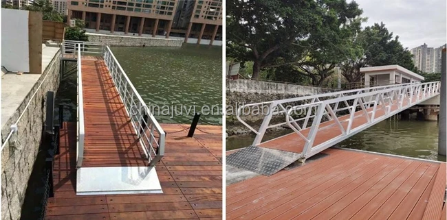 20ft Portable DIY Dock Gangway - Aluminum Floating Docks