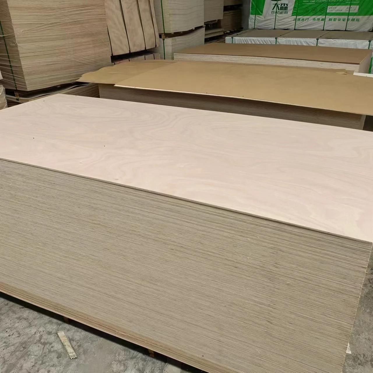 High Quality Overlaid 3mm Melamine Faced Multilayer Laminated Plywood ...