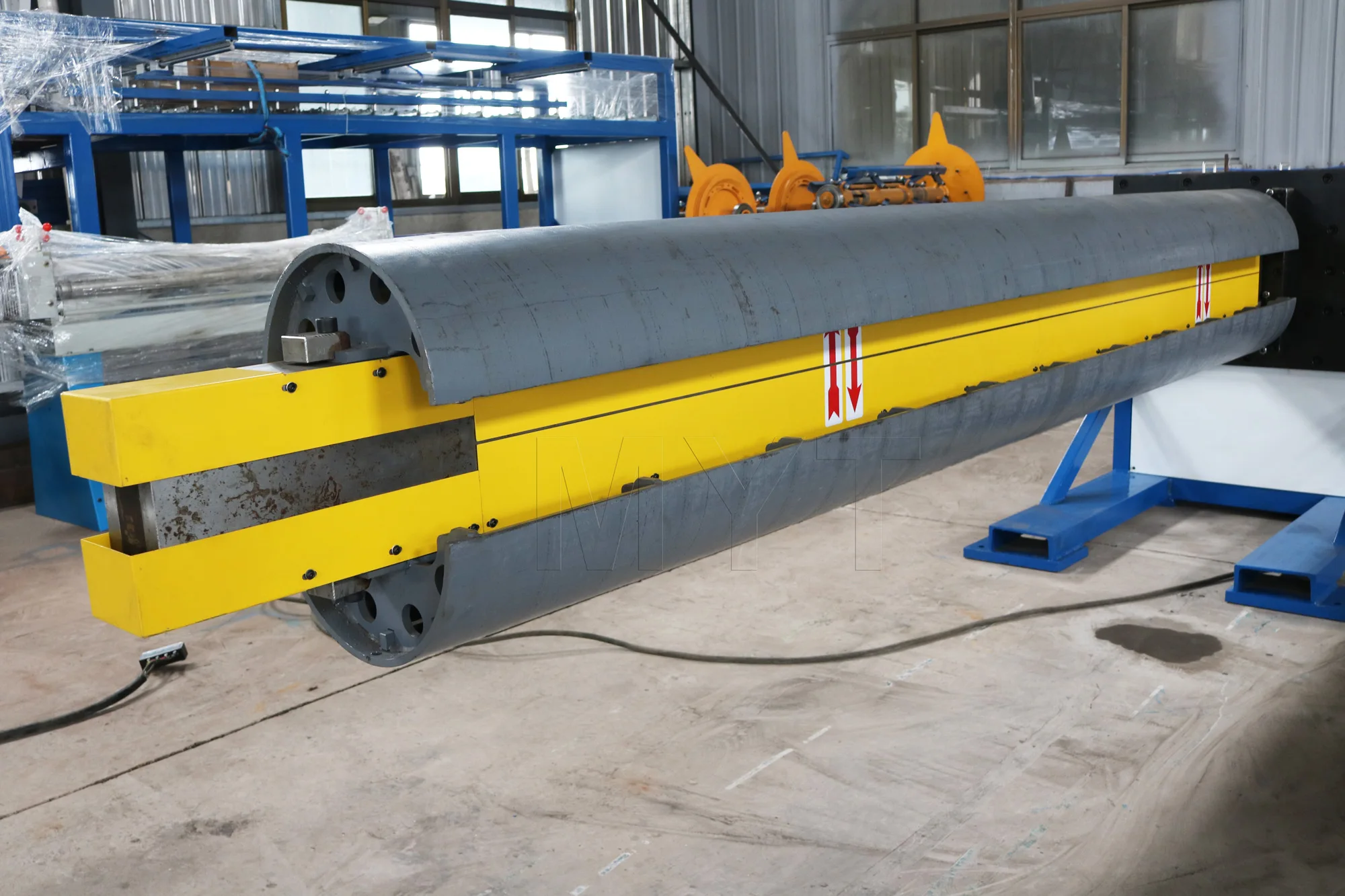 Myt Hvac Tubeformer Automatic Helix Ovalizer Making Machine Flat Oval ...