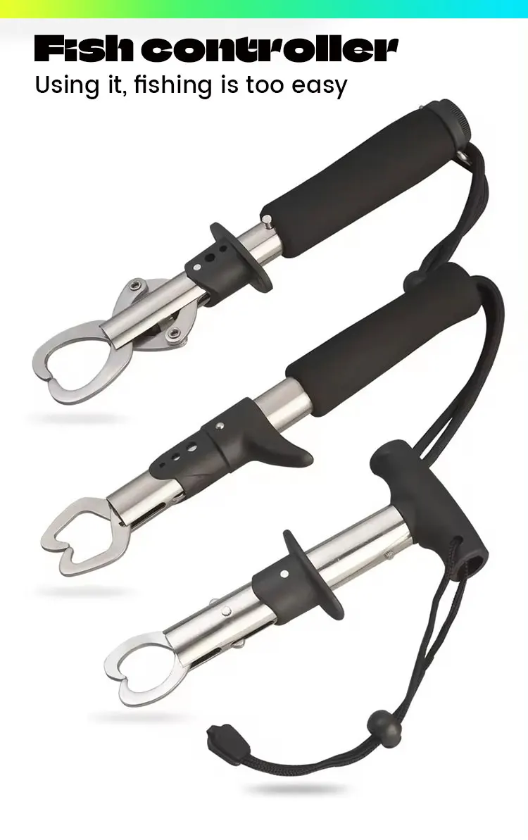 Stainless Steel Fish Gripper Fish Lip Gripper Control With Weight Scale ...