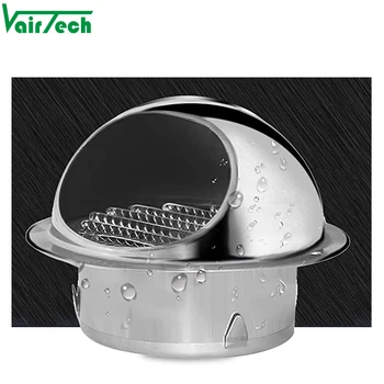 Stainless Steel Inox 201 304 Mushroom Vent Pipe Cap Wall Air Vent - Buy ...