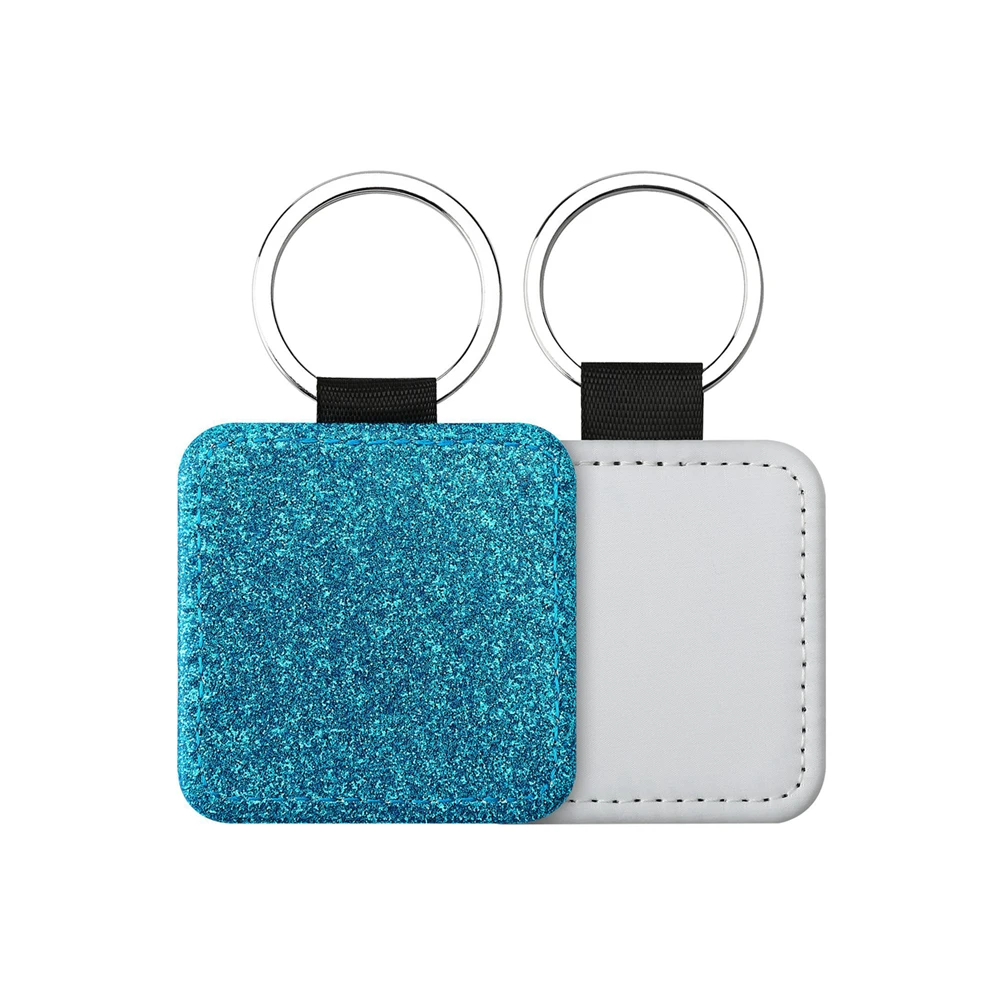 Custom Sublimation Photo Keychains - PU Leather Blanks