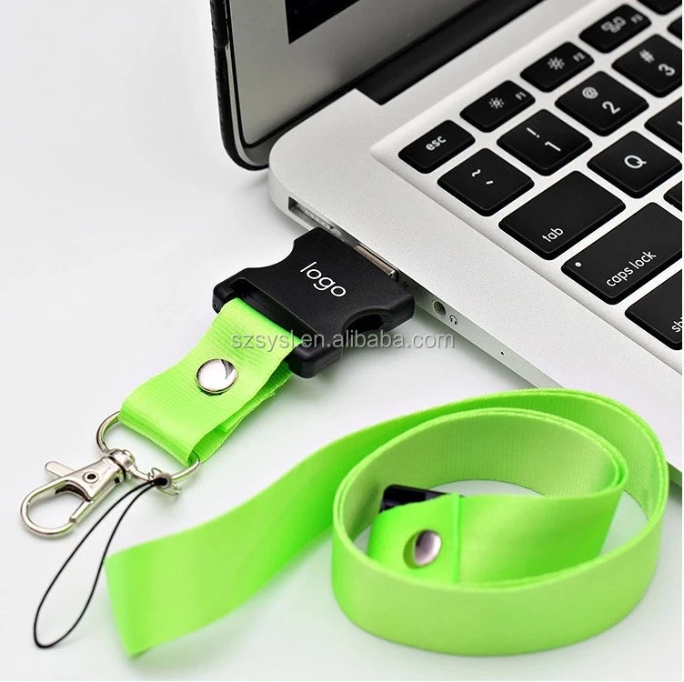 1gb 128gb Lanyard Flash Memory Usb Flash Drive Pendrives With Your Logo ...