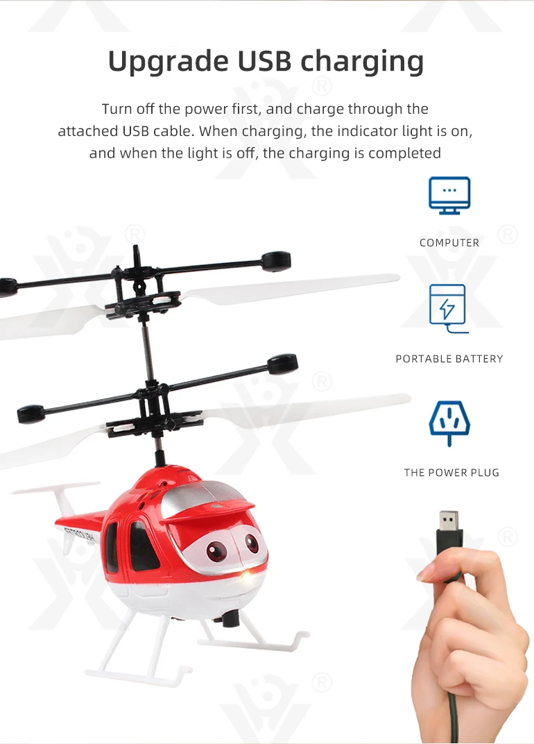 Chengji Flying Toys - Hand Induction Mini Helicopters