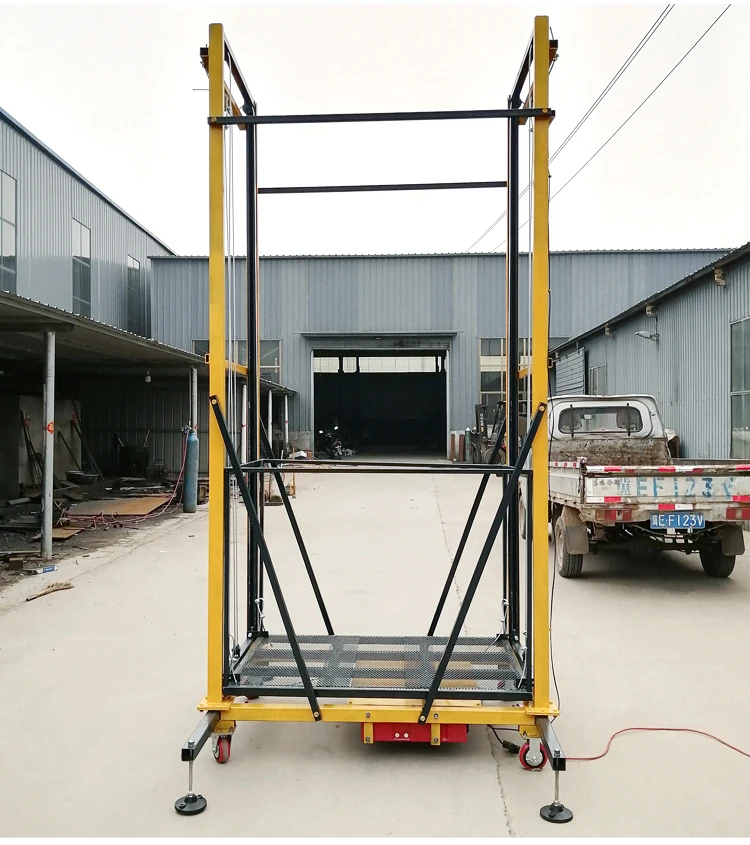 Aluminium Electric Lifting Scaffold - Foldable & Remotely Controlled