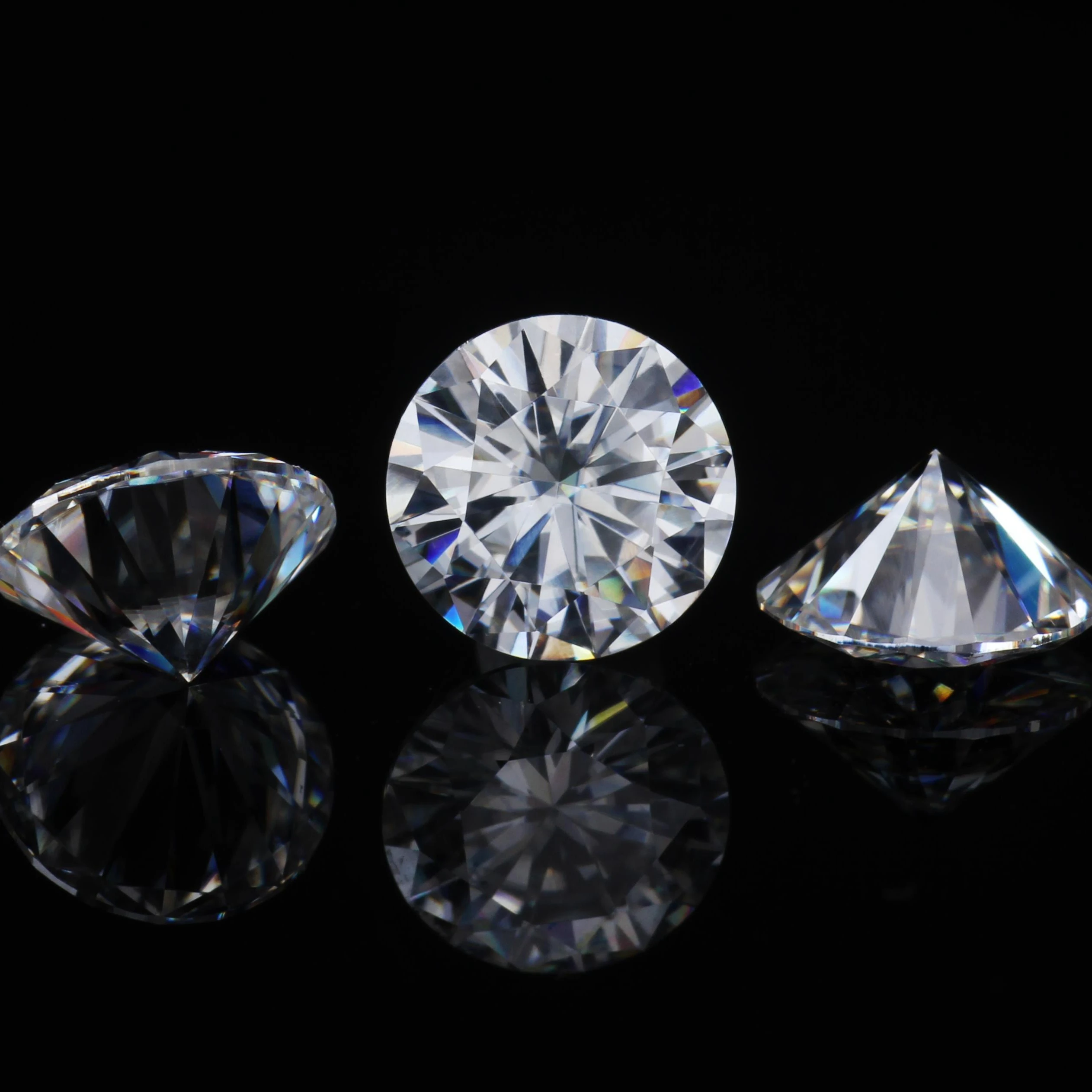 Vvs Diamonds D Ef Gh Color Loose Mossanite 0.8mm~1.5mm Size In Bulk ...