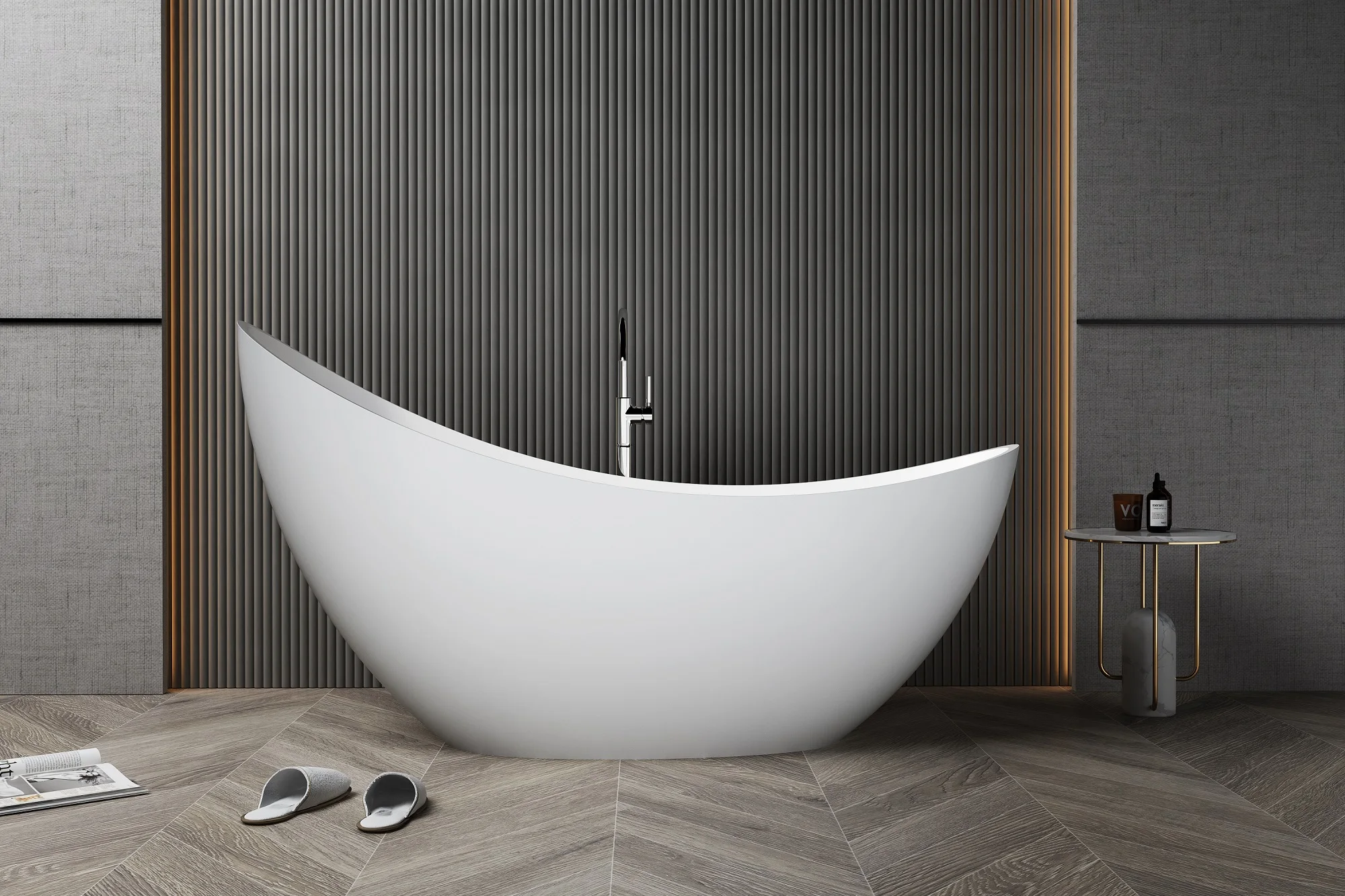 Modern European Transparent Freestanding Bath Tub Solid Surface ...