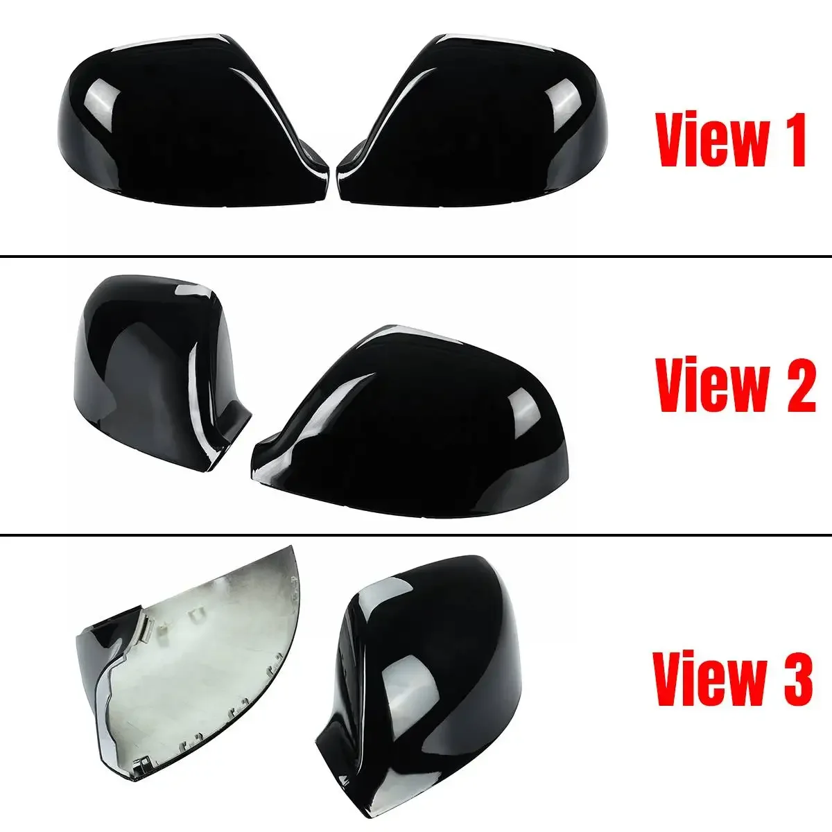 T5 T5.1 T6 Car Side Rearview Mirror Cover Trim Replacement for VW for ...