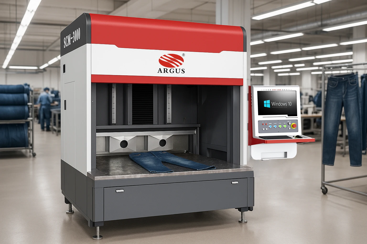 ARGUS Jeans Laser Engraving Machine - High Productivity