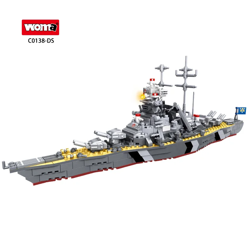 Alibaba.com: WOMA TOY C0138 Military Battle Ships Building Blocks, KMS ...