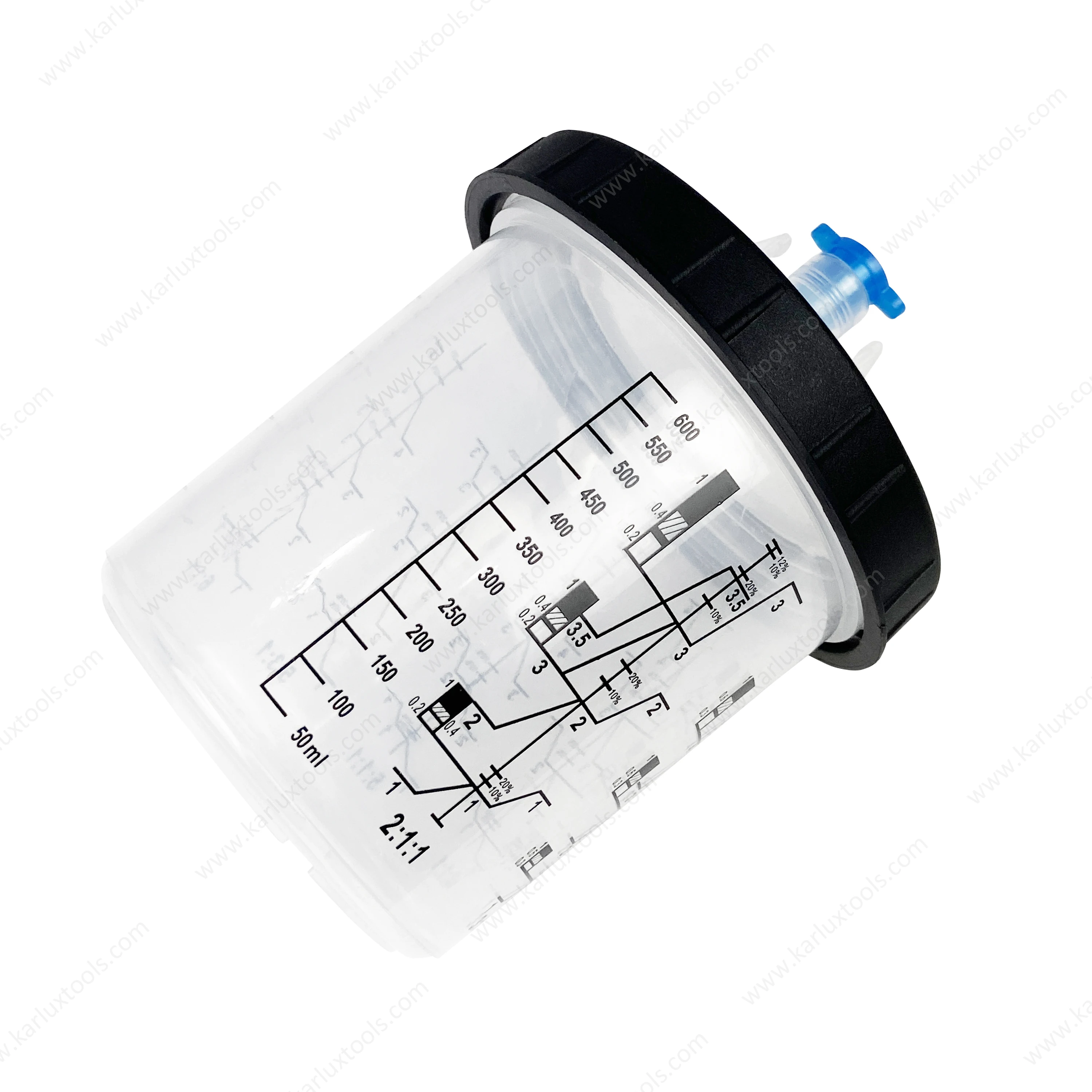 600ml Paint Mixing Cup Complete Kit Disposable Painting Cup For Air ...