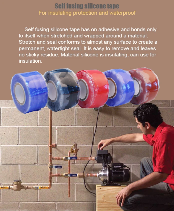 Free Sample High Voltage Plumbing Sealing Self Fusing Vulcanizing Non ...