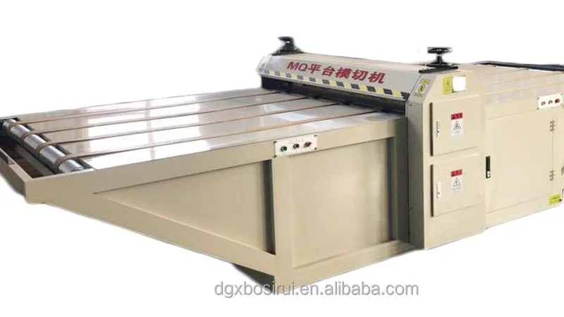 Flatbed Roller Press Die Cutting Machine Corrugated Carton Box Die ...