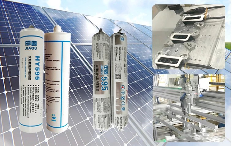 595 Weather Resistant Junction Box Sealant Solar Panel Silicone Sealant ...