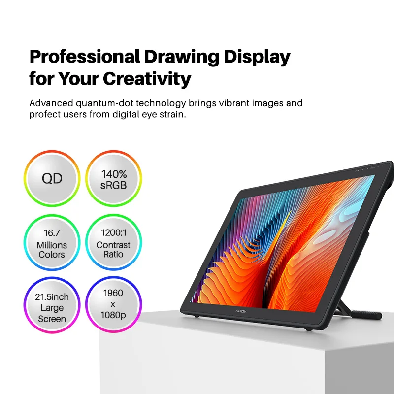 Alibaba.com: HUION Kamvas 22 Plus 21.5 Inch Digital Pen Display with ...