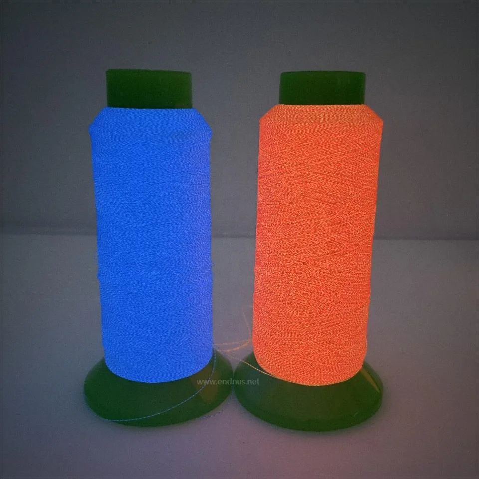 Glow In The Dark Luminous Polyester Filament Embroidery Thread - Buy ...