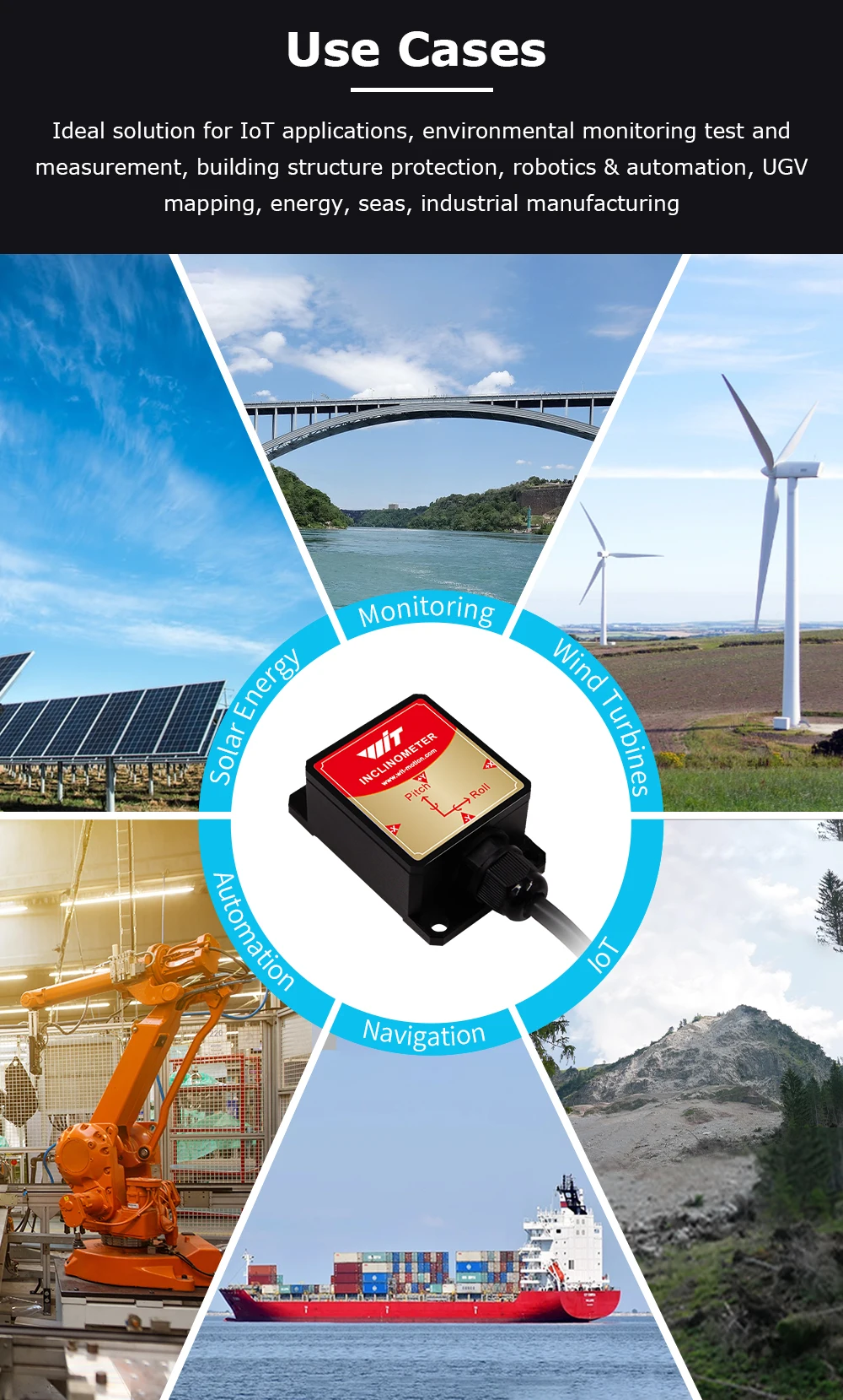 Witmotion HWT905 IMU - Precision Inclinometer & Accelerometer