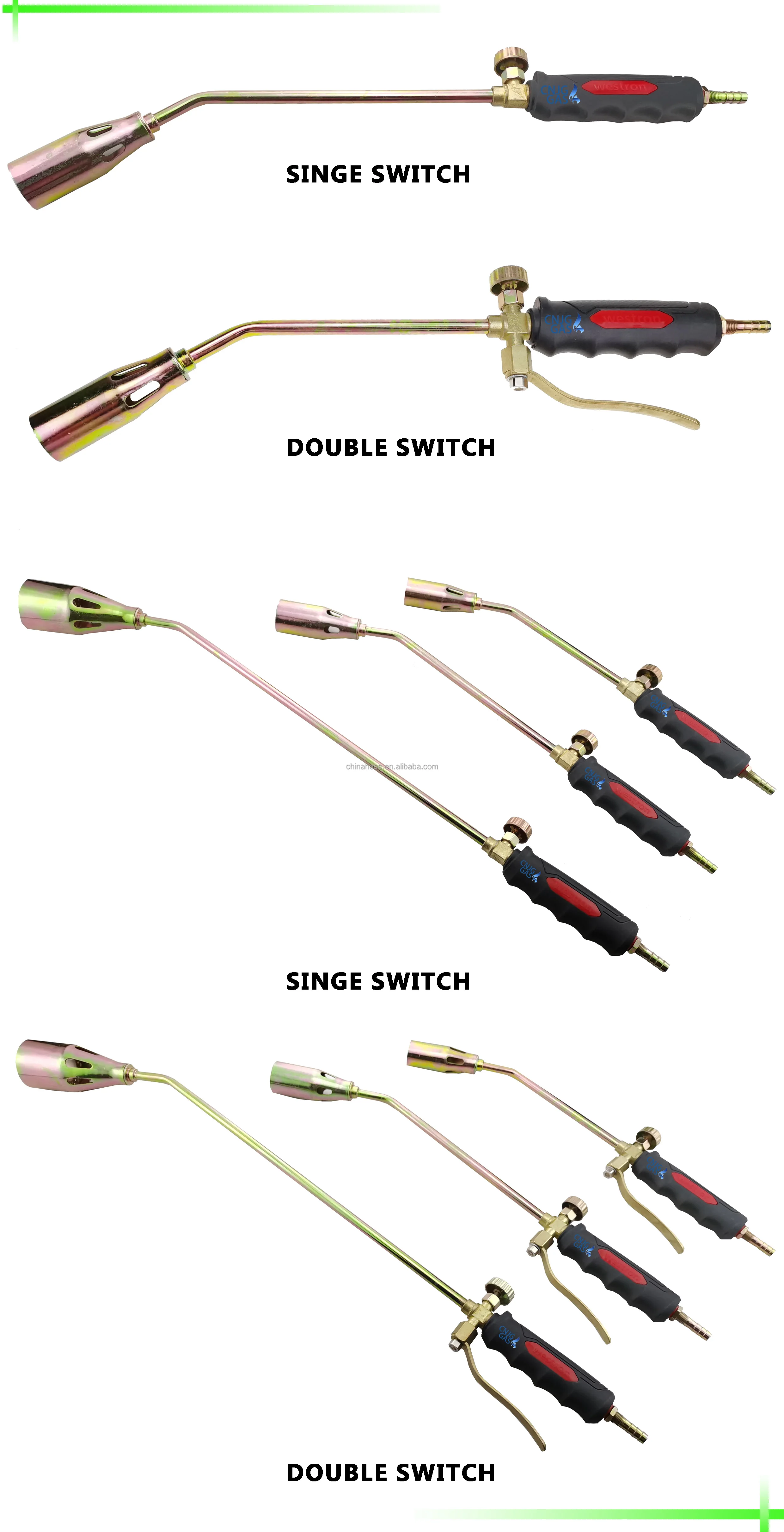 Cnjg Wand Ice Snow Melter Weed Burner Roofing Push Button Igniter ...