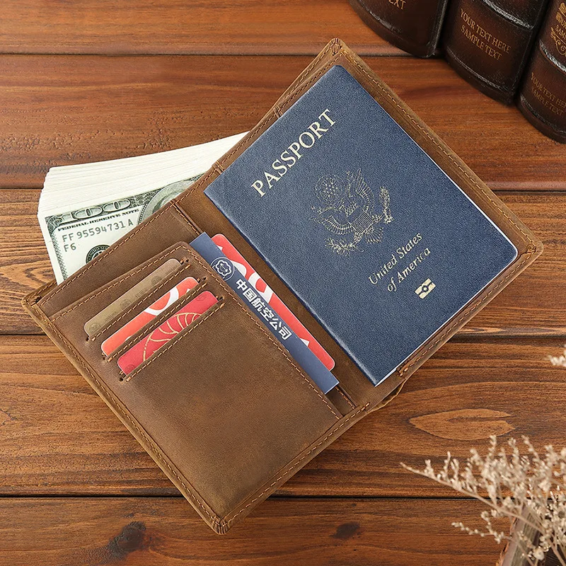 Custom Handmade Designer Genuine Leather Travel Rfid Wallet With ...