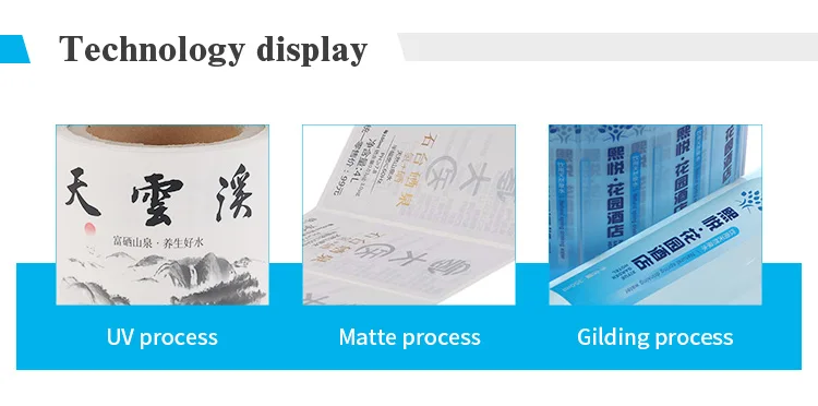 Custom Printing Double Sided Folding Labels Adhesive Double Layer ...