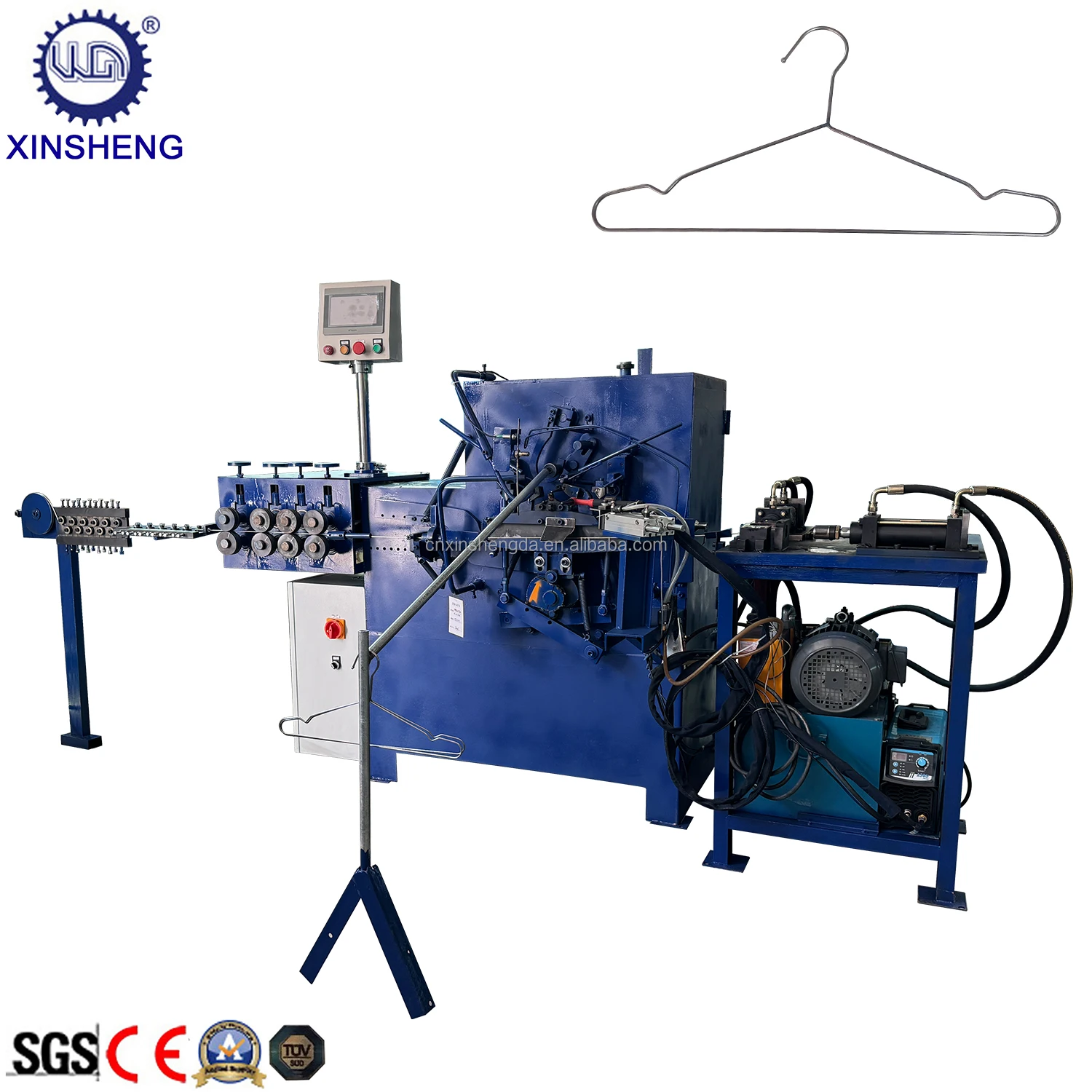 Automatic Steel Wire Hanger Making Forming Manufacturing Machine With ...
