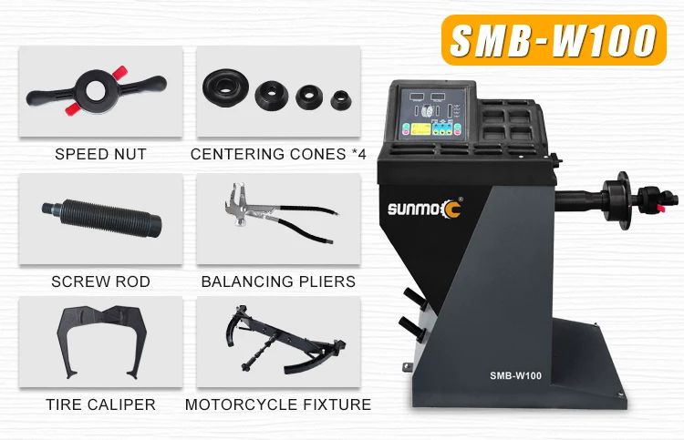 Sunmo Full Set Workshop Garage Equipment - Tire Solutions