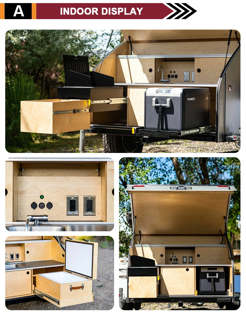 Teardrop Camper Offroad And Mini Caravan For Rv - Buy Trailer House ...