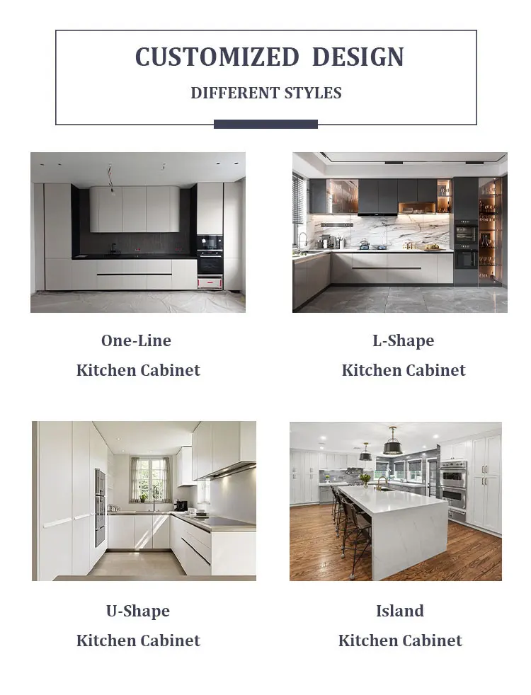 Kejia Modern Acrylic Kitchen Design - High Gloss White