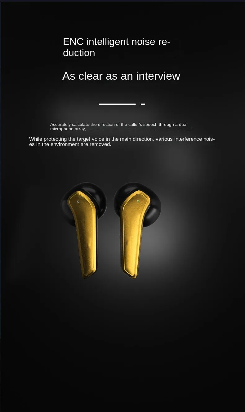 Original Znic H08 TWS Bluetooth 5.3 Wireless Earphones | ENC Noise ...