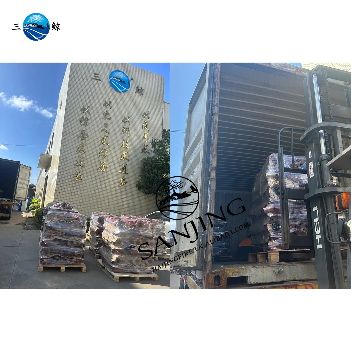 Factory Wet Pillar Fire Hydrant 2 Way Landing Valve Oblique Type With ...
