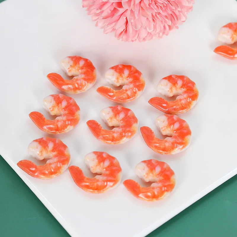 Fake Food Peeled Shrimp Prop Display Simulate Cooked Shrimp Model - Buy ...