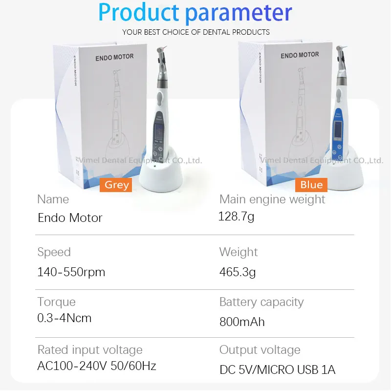 Dental Wireless Led Endo Motor 16:1 Standard Contra Angle Endo Smart ...