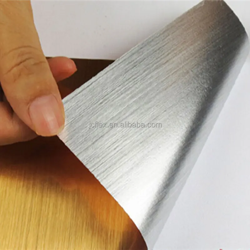 2023 Metallic Gold / Sliver Self Adhesive Vinyl 80 Micron Bubble Free ...