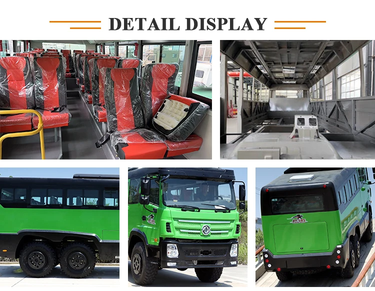 Dongfeng 6X6 Coach Bus - off-Road Transportation Vehicle
