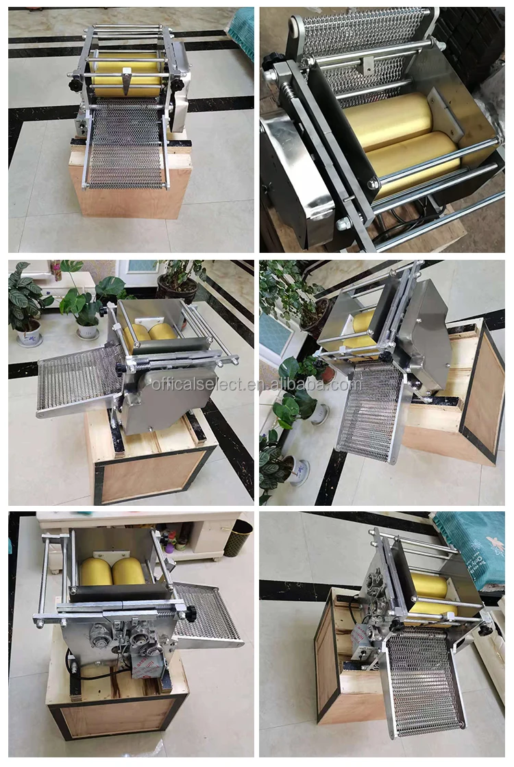 Bench Top Empanada Wonton Skin Dough Wrapper Cutting Machine Dumpling ...