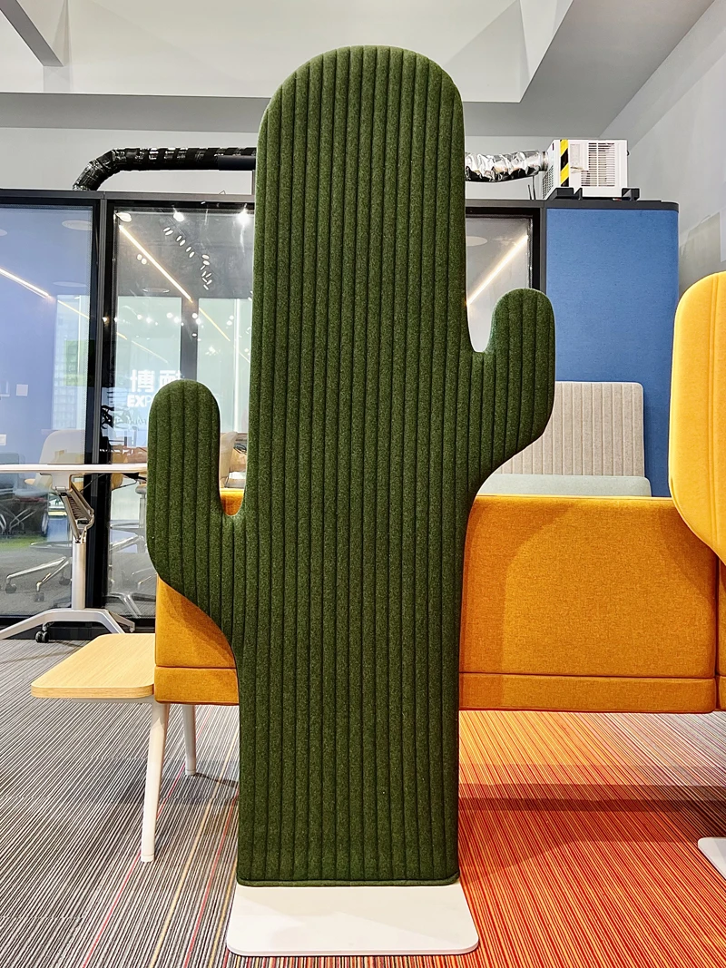 Fabric Cactus Screen Partition Decoration Nordic Subareas Screens ...