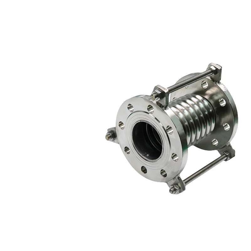 High Temperature Exhaust Compensator Metal Bellows Flange Connection ...