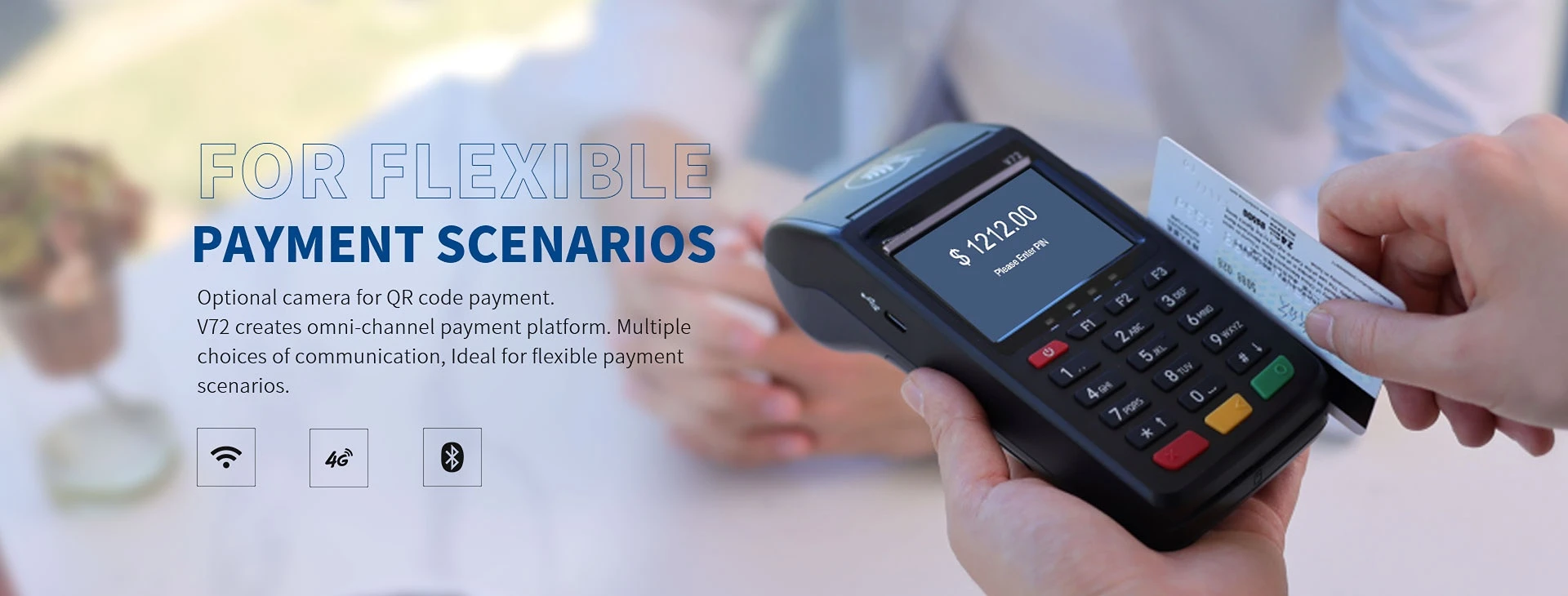 Setlcom High Performance V72 Wireless Pos Printer All In One Handheld ...