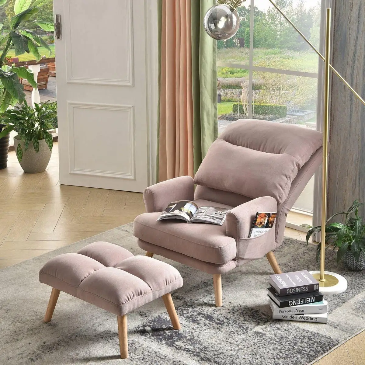 MORE DESIGN Explosive Models Modern Minimalist Simple Velvet comfort ...