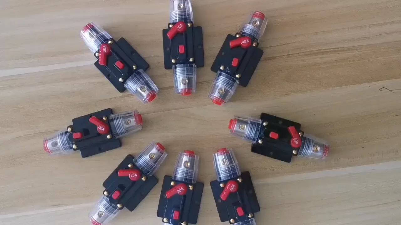 30-150a Fuse Holder With Manual Reset 12v Dc Circuit Breaker Surface ...